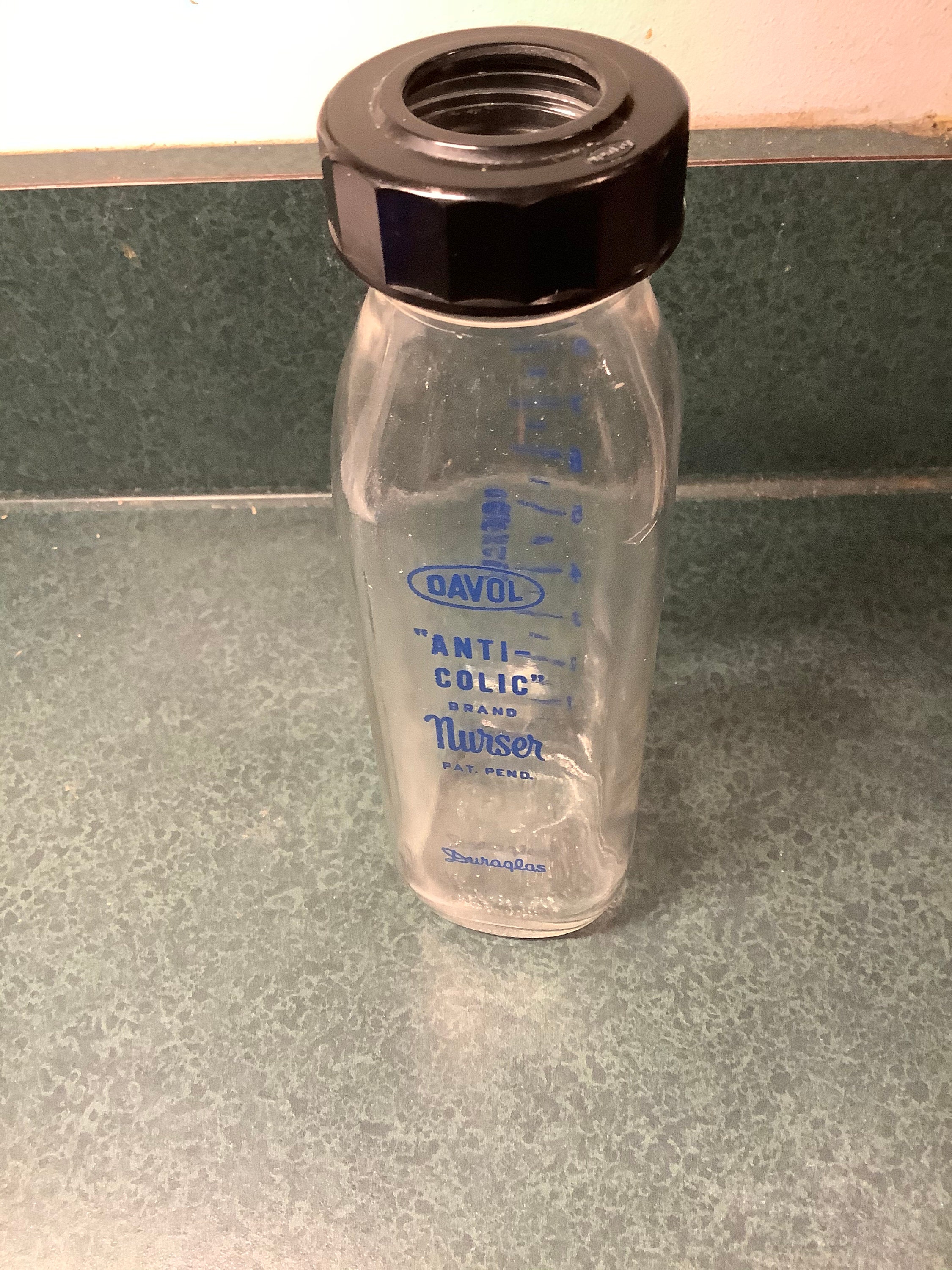 Vintage Davol Baby Bottle, 8oz, No Lid - Etsy