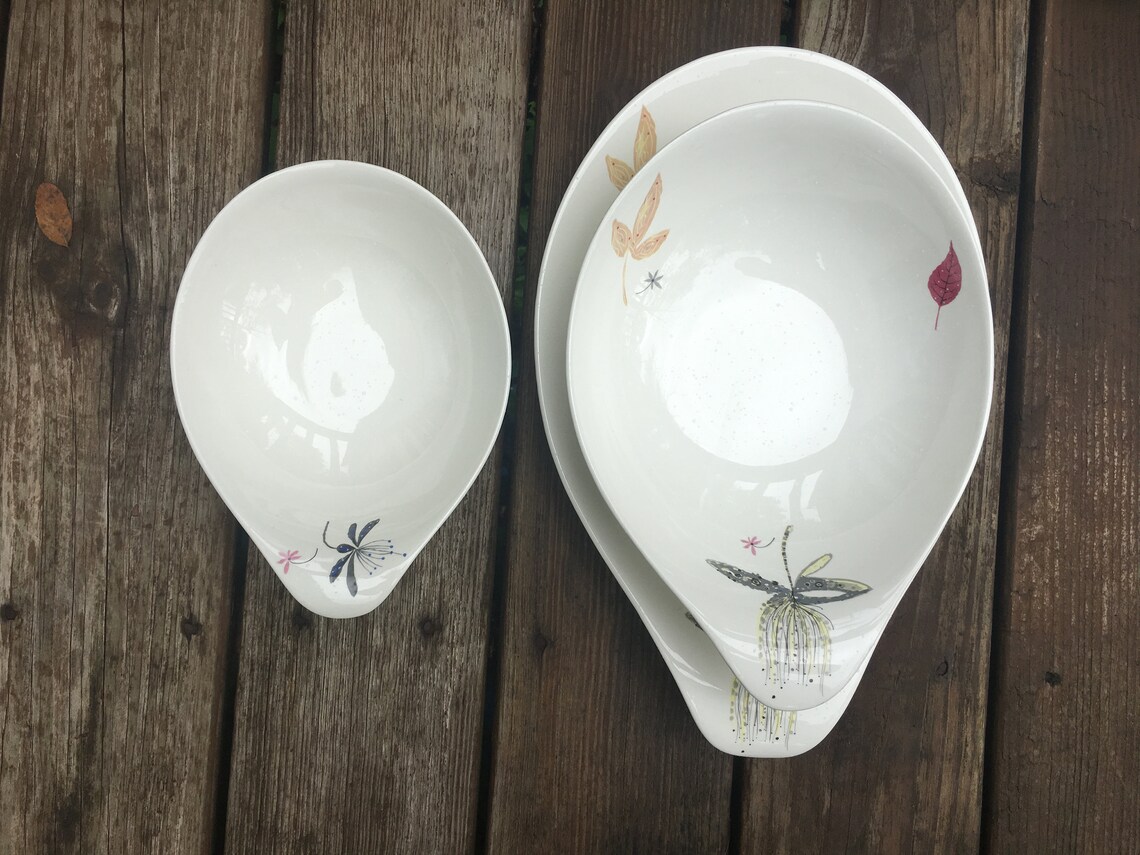 Vintage Mid Century Hall Caprice Eva Zeisel China Set 96 | Etsy