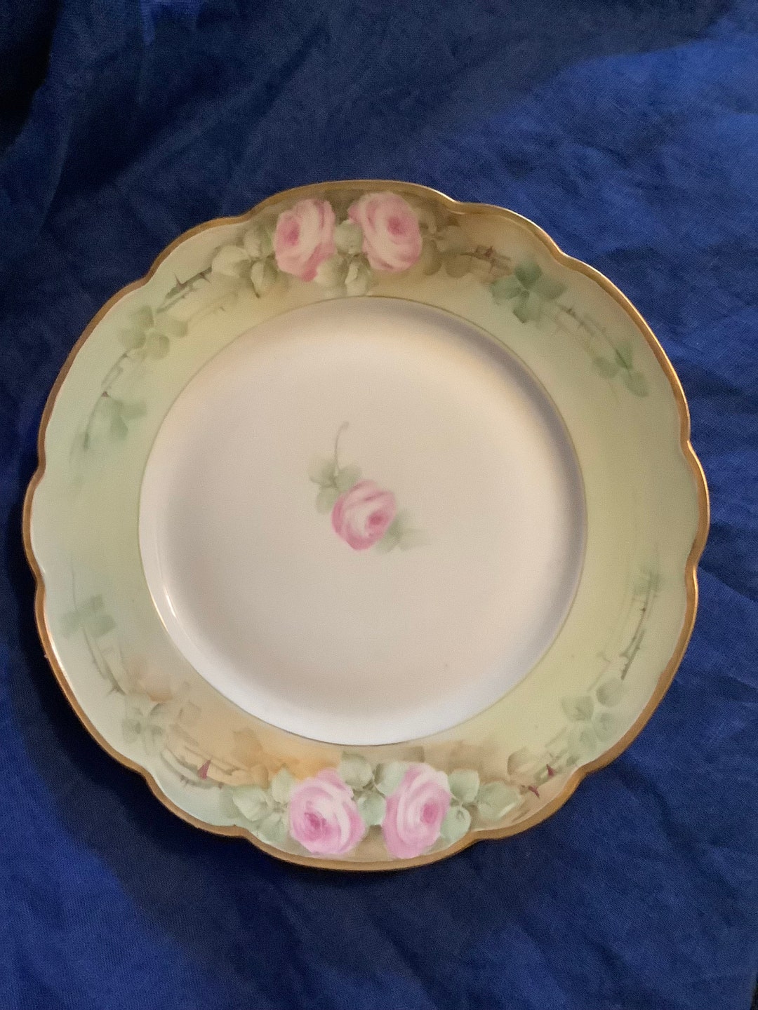 Antique MZ Austria Plate - Etsy