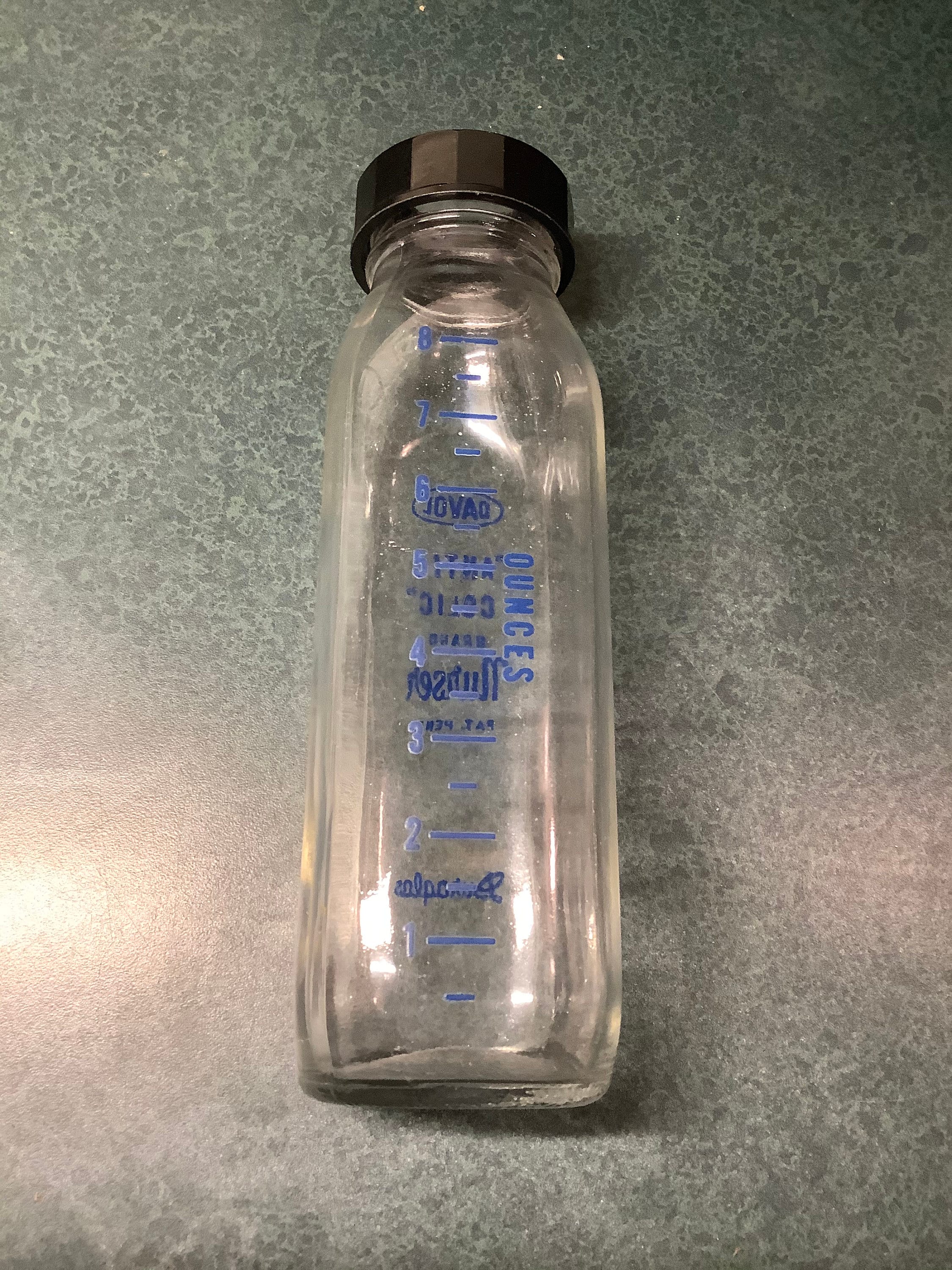 Vintage Davol Baby Bottle, 8oz, No Lid - Etsy