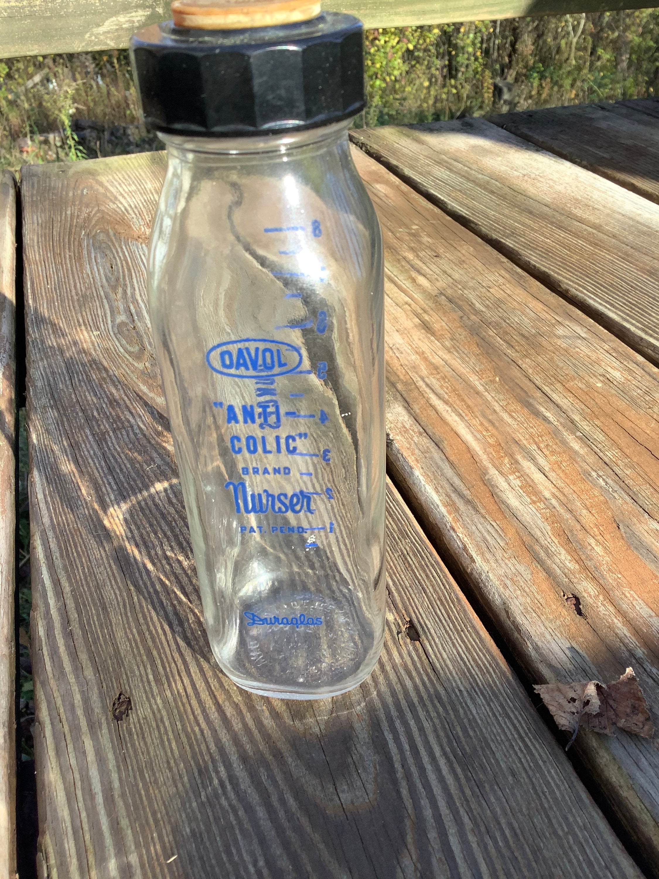 Vintage Davol Botella de Bebé, 8oz - Etsy España