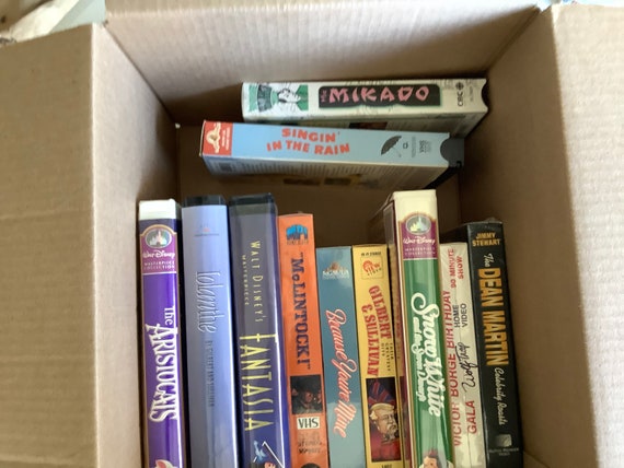 Vintage VHS Tapes Set of 11 | Etsy