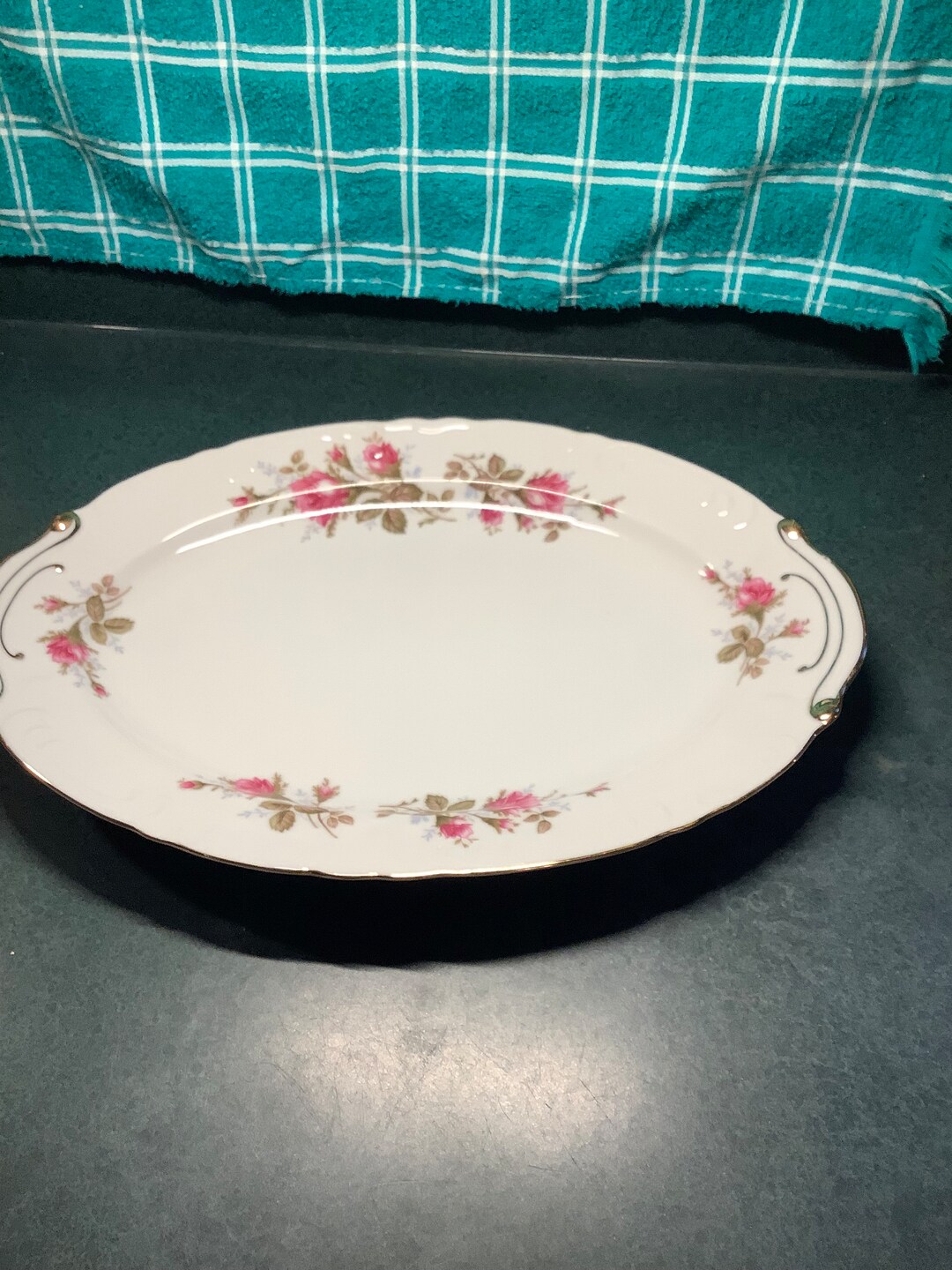 Royal Rose Serving Platter - Etsy