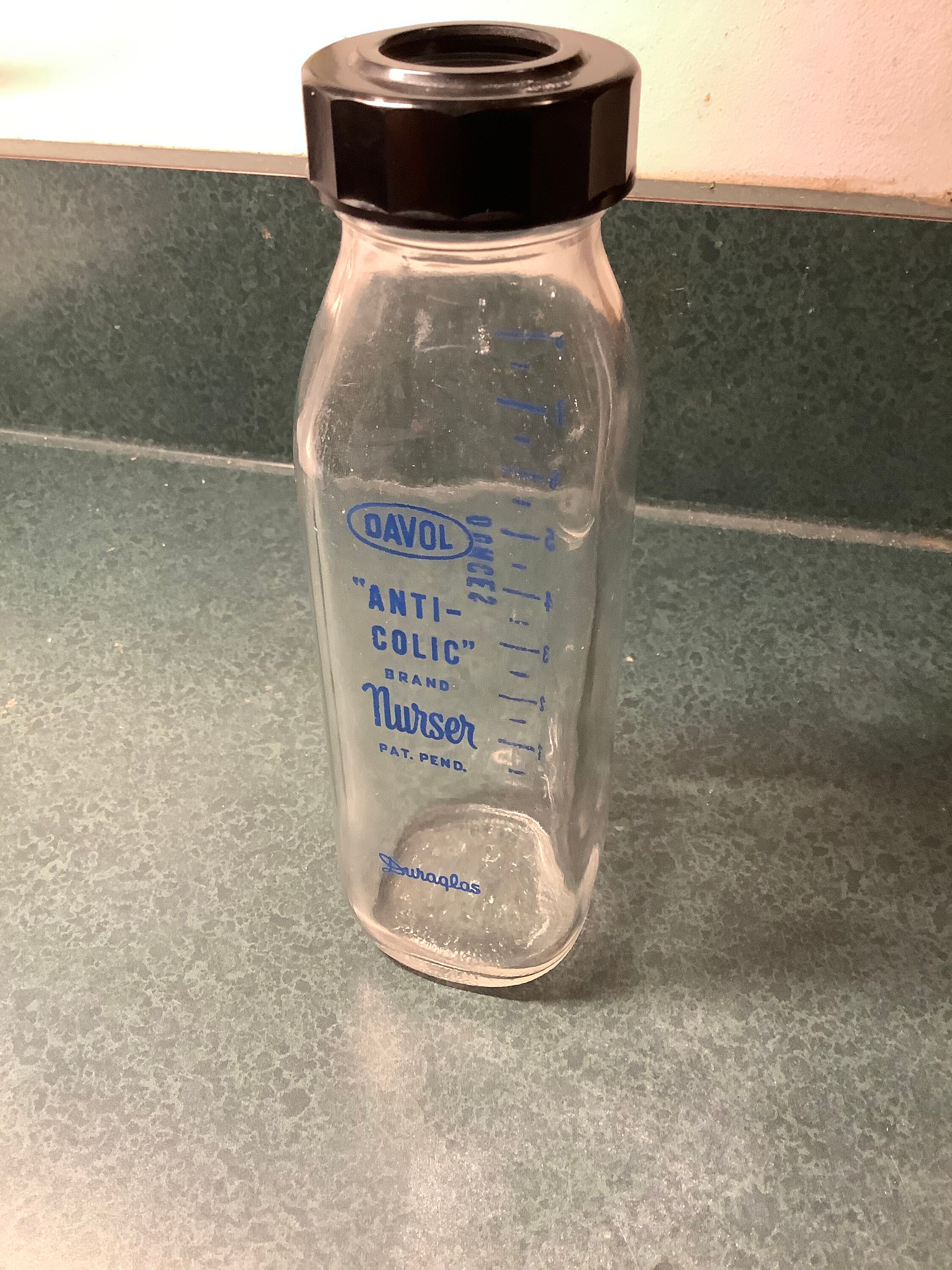 Vintage Davol Baby Bottle, 8oz, No Lid - Etsy