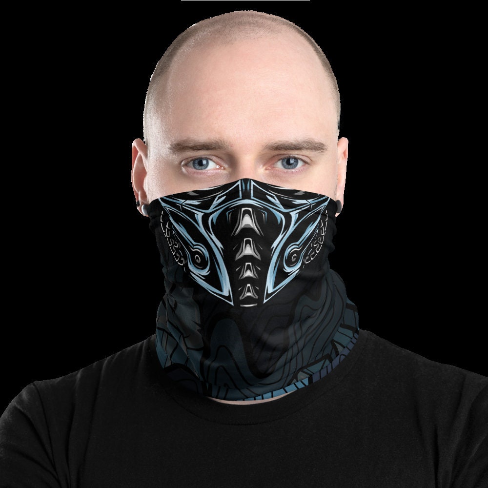 Graphic Face Mask, Graphic Neck Gaiter, Ninja Neck Gaiter, Ninja Face ...