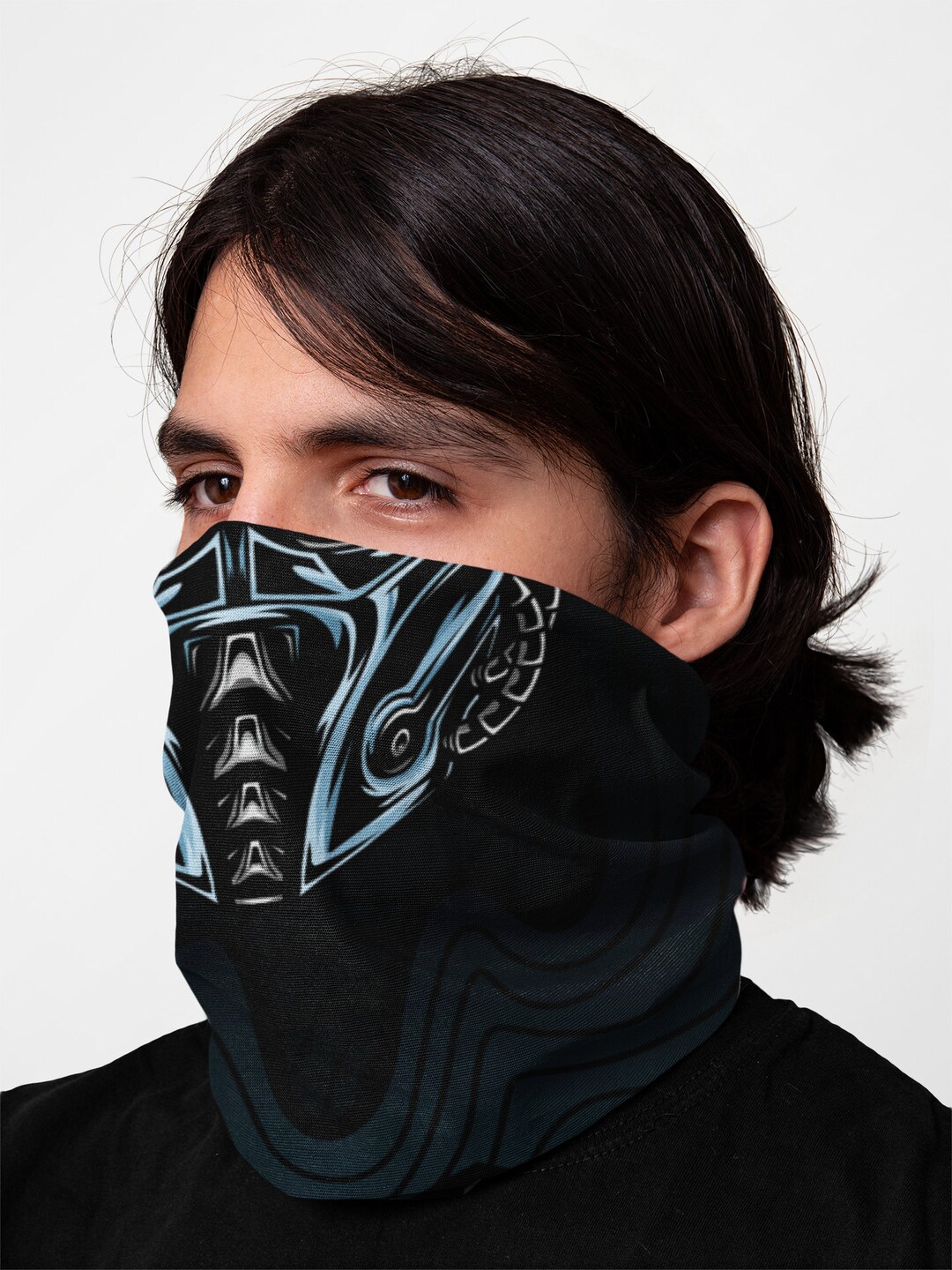 Graphic Face Mask, Graphic Neck Gaiter, Ninja Neck Gaiter, Ninja Face ...