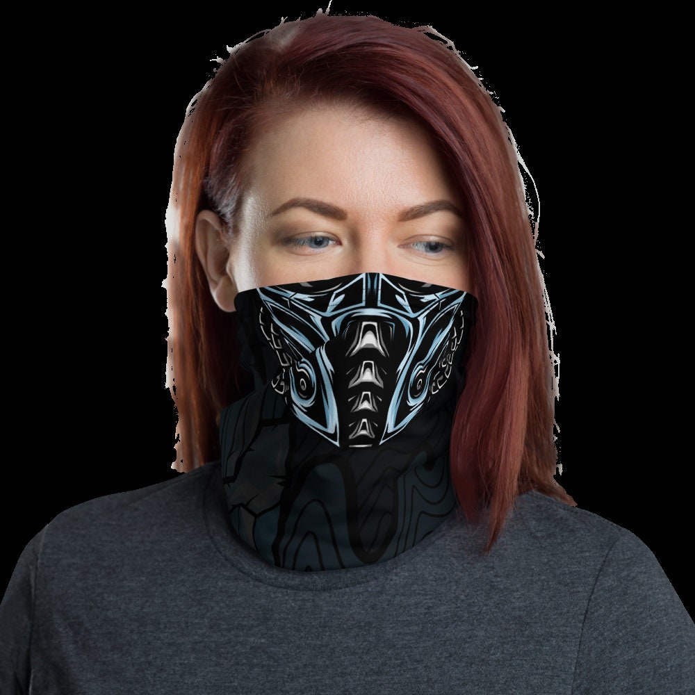 Graphic Face Mask, Graphic Neck Gaiter, Ninja Neck Gaiter, Ninja Face ...
