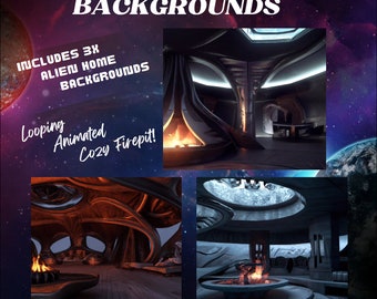 Spaceship Animated Zoom Background - Etsy Canada