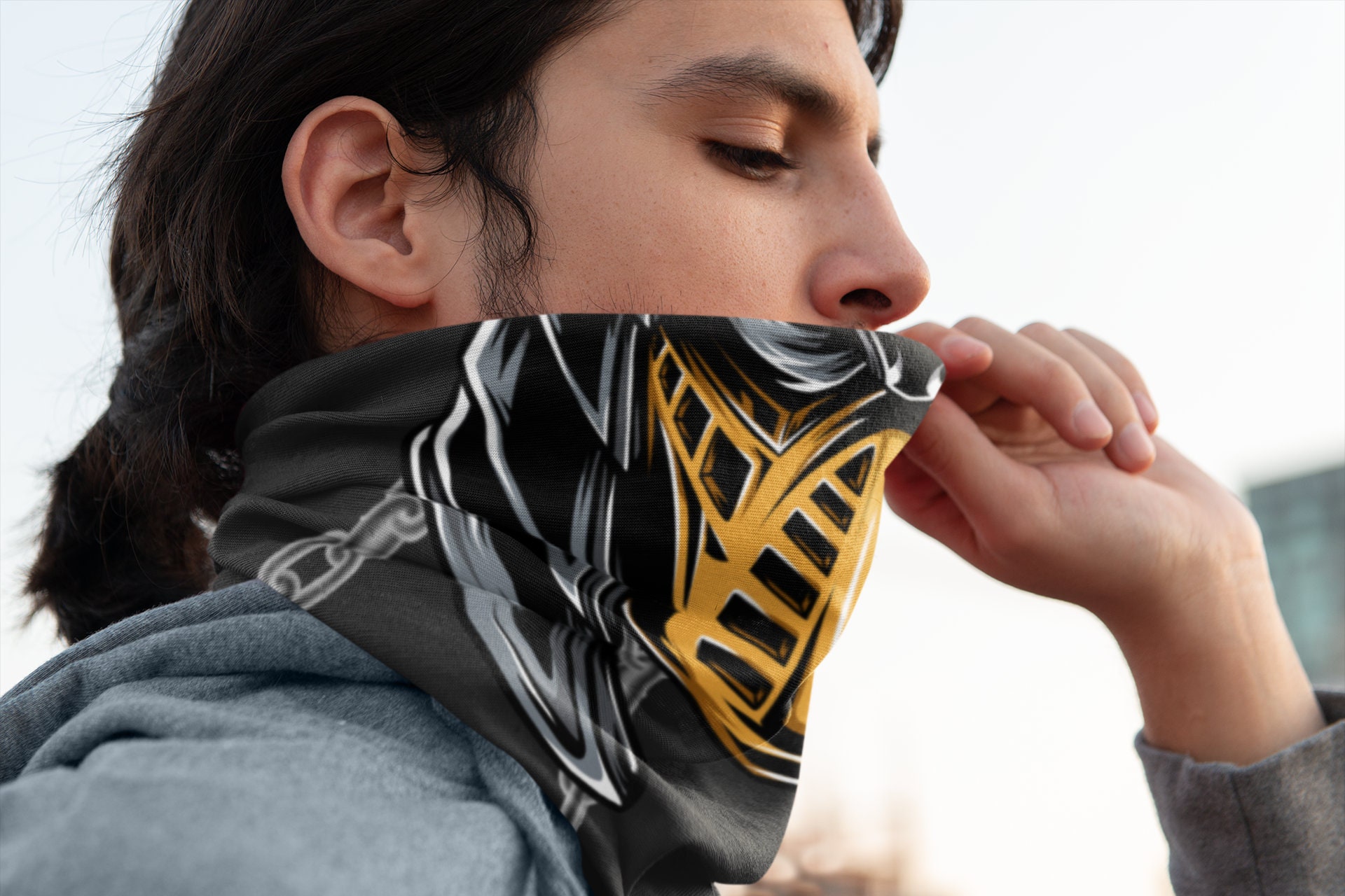 Ninja Neck Gaiter Ninja Face Mask Ninja Covering Scorpion - Etsy