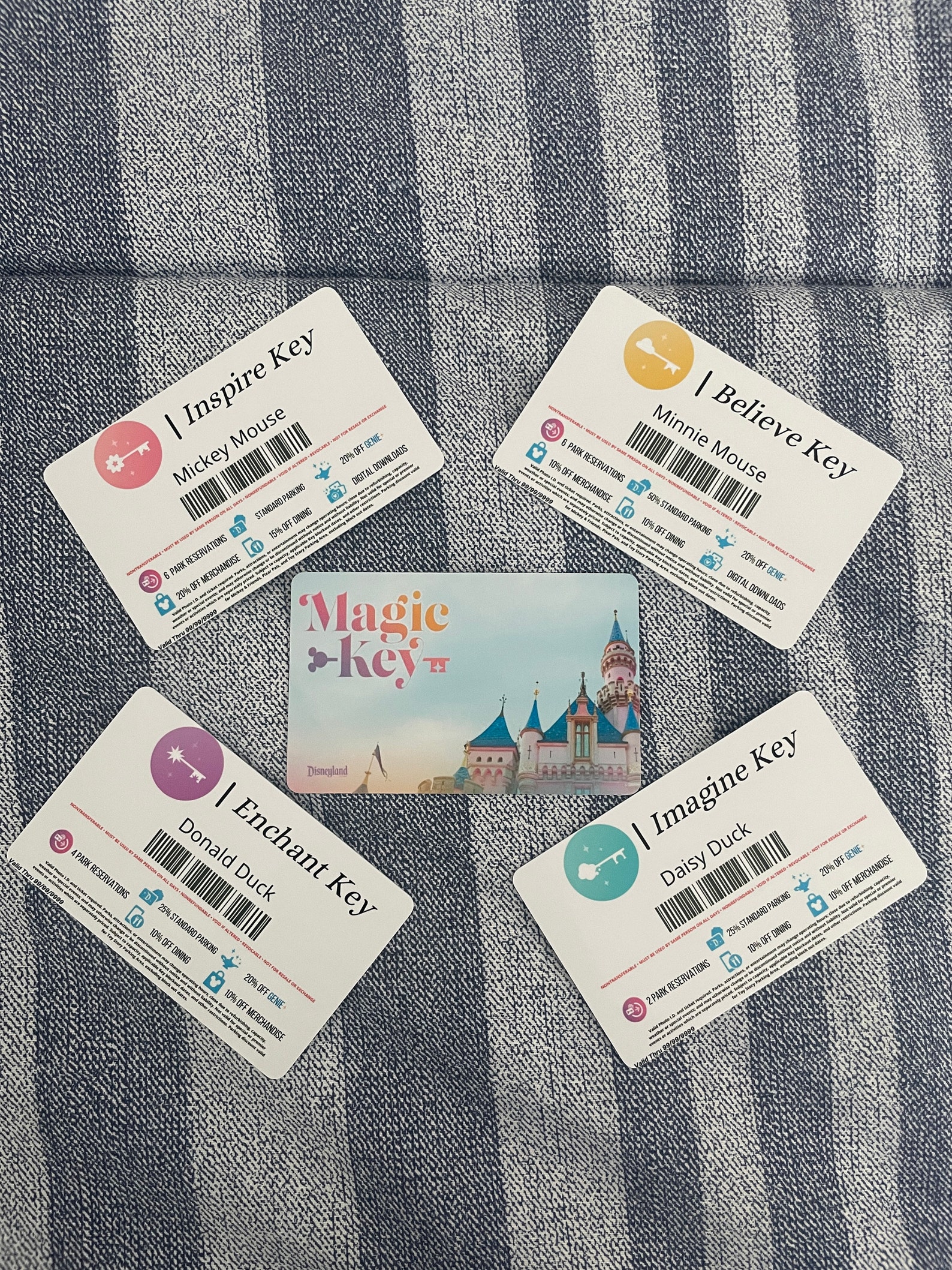 Disneyland Magic Key Card - Etsy