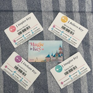 Disneyland Magic Key Card - Etsy