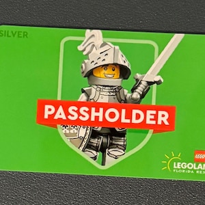 Legoland Florida Annual Pass Cards - Etsy