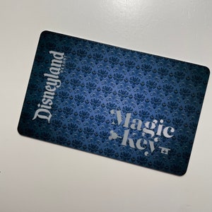 Disneyland Magic Key Card - Etsy