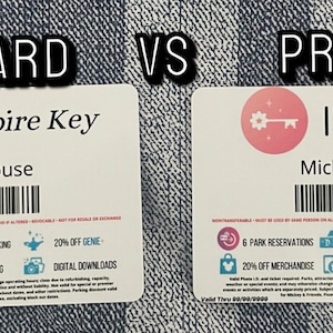 Disneyland Magic Key Card - Etsy