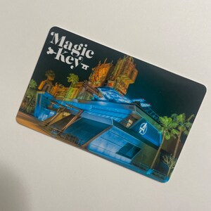 Disneyland Magic Key Card - Etsy