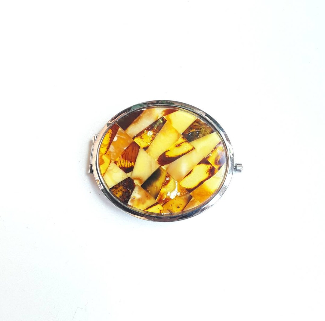 Decorative Compact Pocket Mirror, Travel Makeup Mirror, Purse Mirror ...