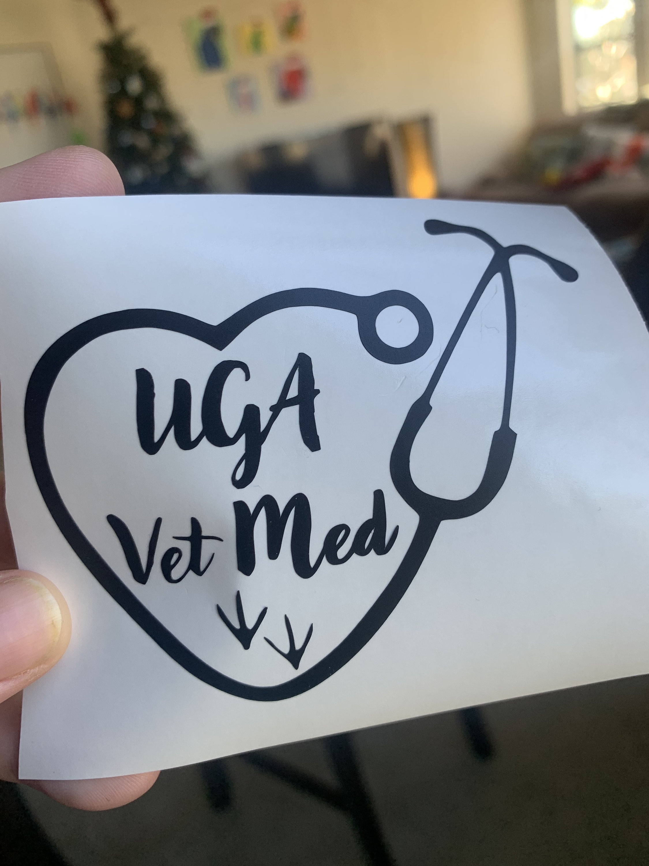 Custom Veterinary Student Vinyl Decal Vet Student Stethoscope Decal - Etsy