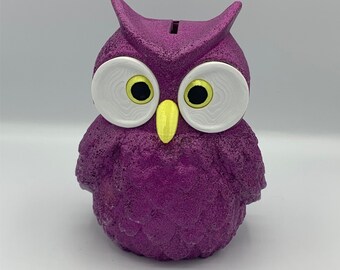 Owl Coin Bank - Etsy