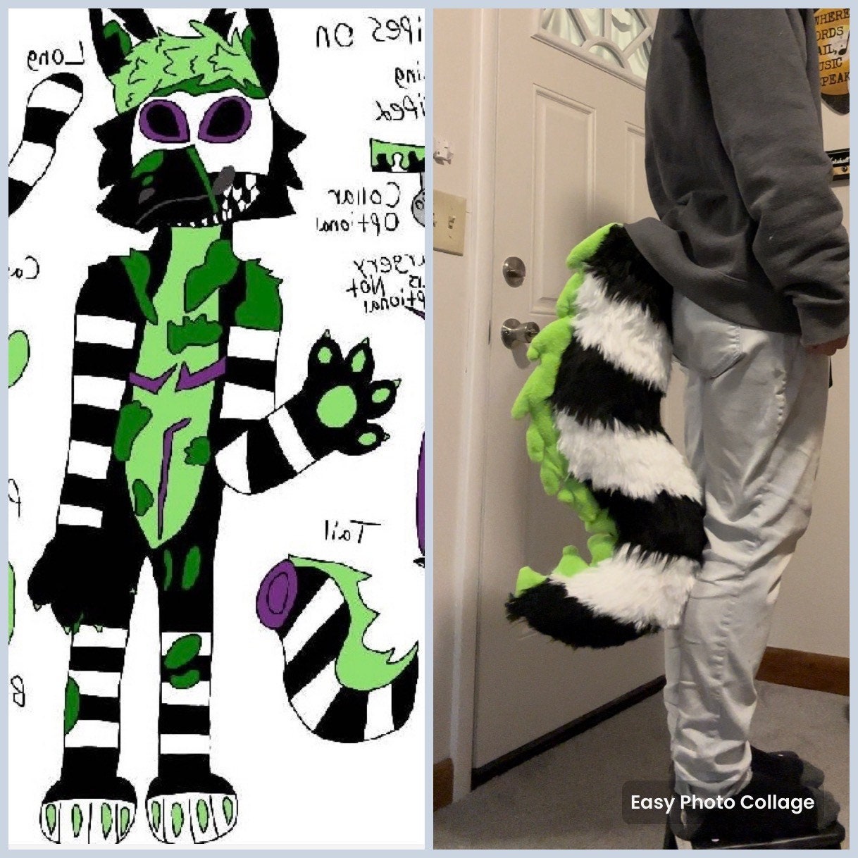 Custom Fursuit Tail - Etsy