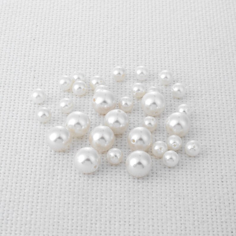 100 cuentas de concha para collar (2-18 mm) - Etsy España