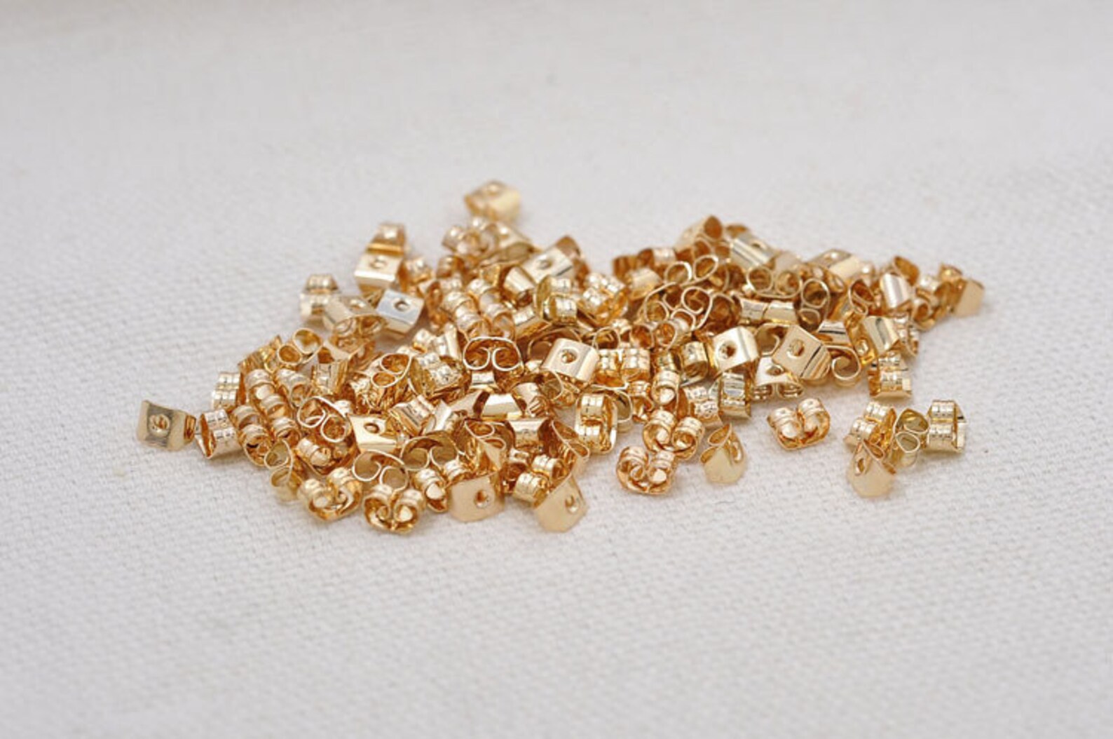 100 Pcs Gold Plated Earring Backs Gold Earring Stoppers Gold - Etsy