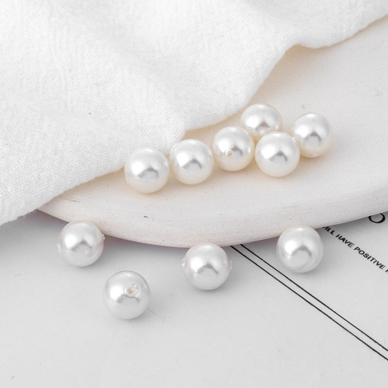100 cuentas de concha para collar (2-18 mm) - Etsy España