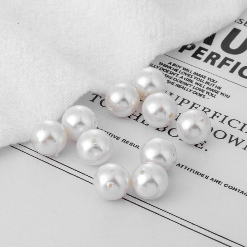 100 cuentas de concha para collar (2-18 mm) - Etsy España