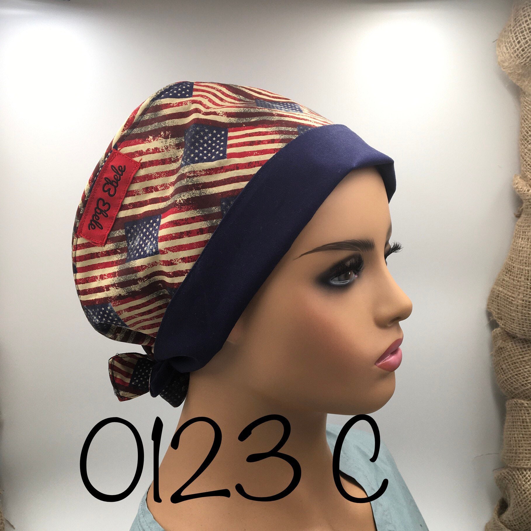 Patriotic and Snazzy Scrub Caps in Red,blue and White. Regular Size. - Etsy