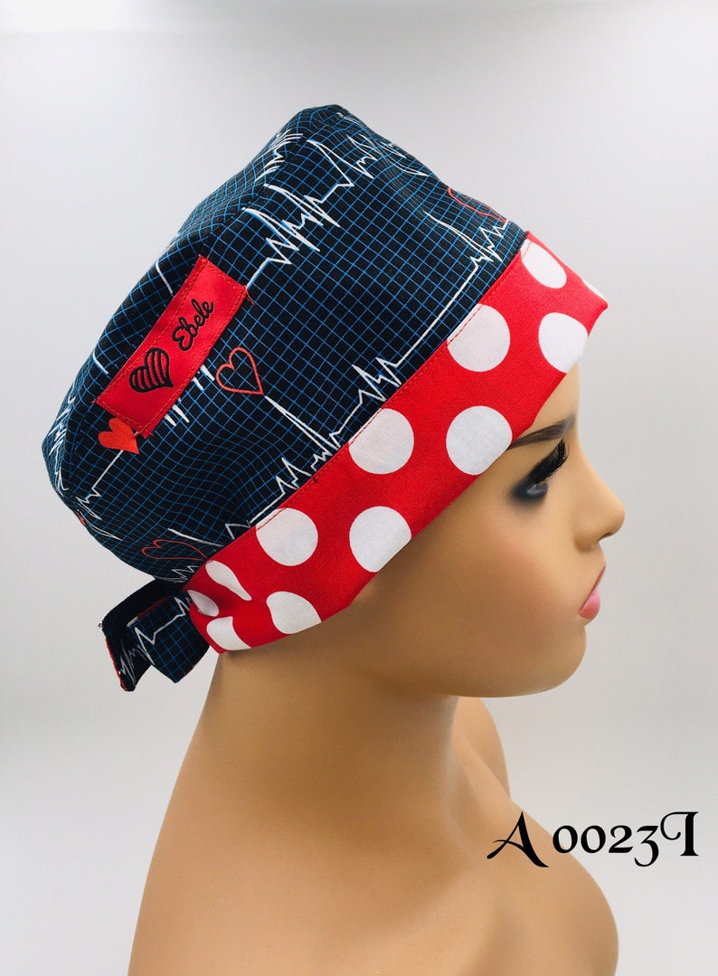Snazzy EKG Scrub Caps. EKG Interpreted My Way! Valentines Caps ...