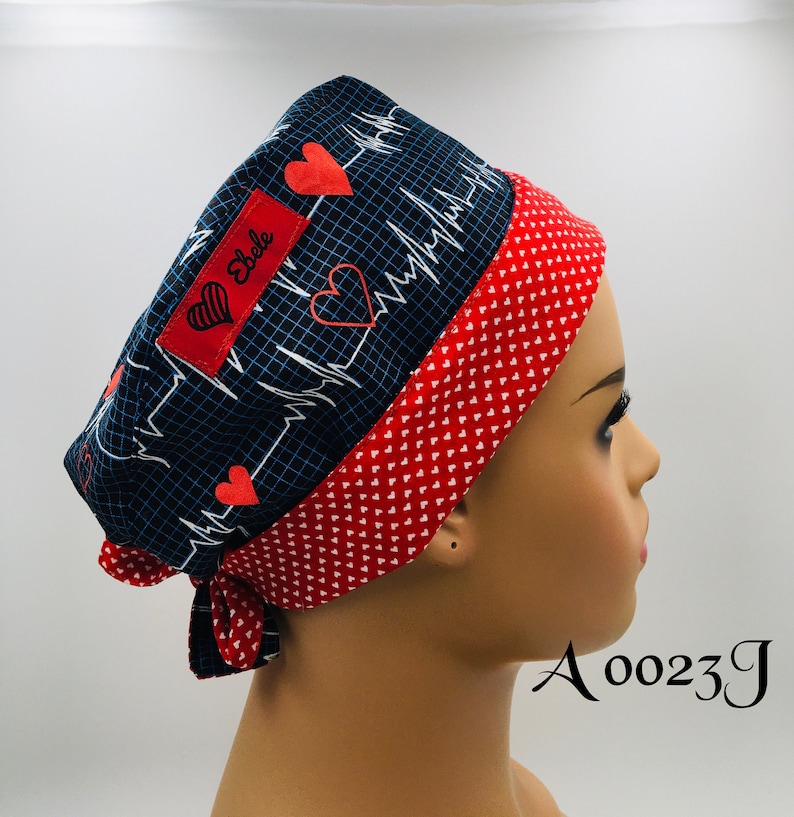 Snazzy EKG Scrub Caps. EKG Interpreted My Way! Valentines Caps ...