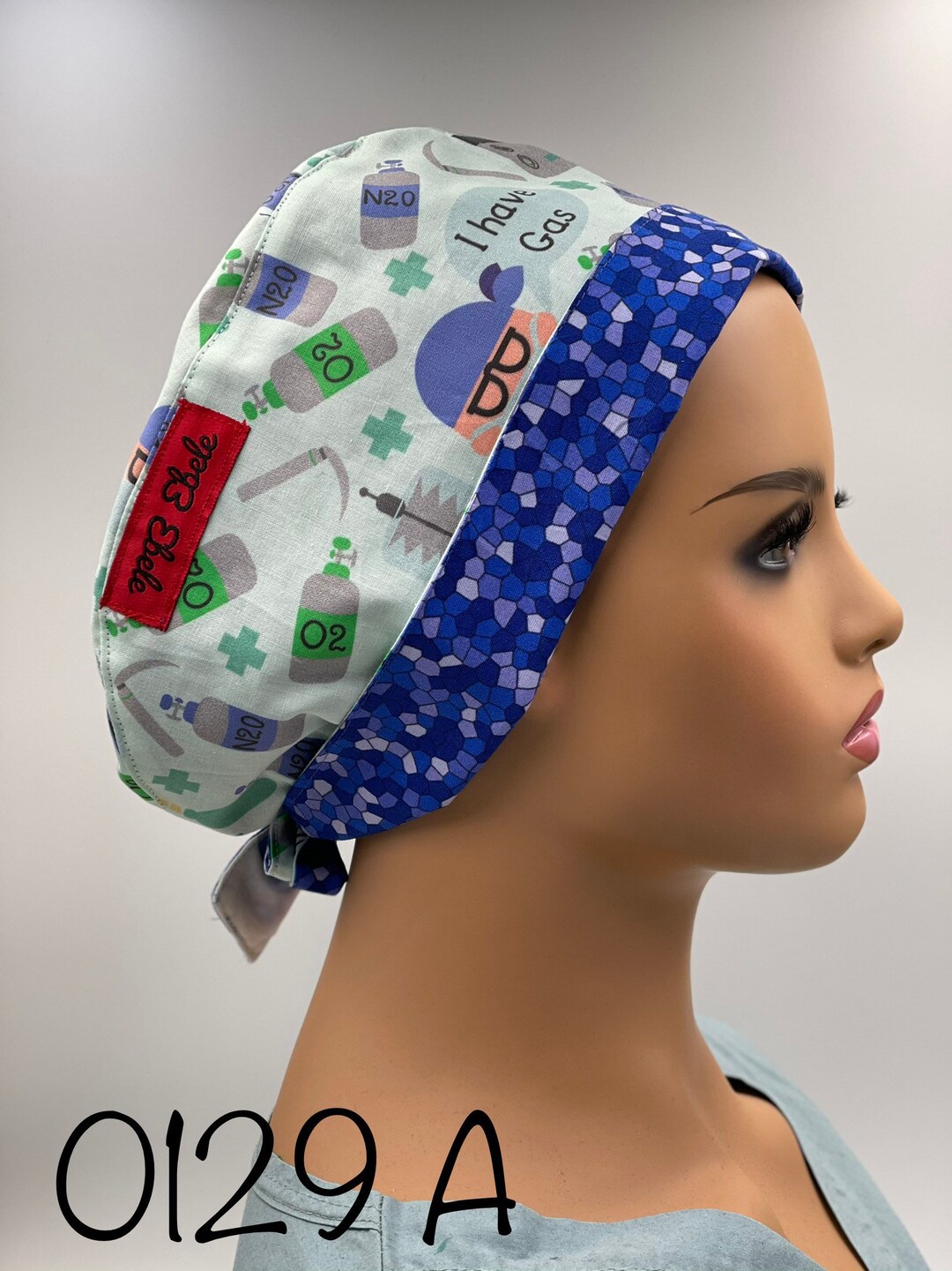 Anesthesia Stat! Scrub Caps. All Sizes Available. ‘i’ve Got Gas’ Fabric ...