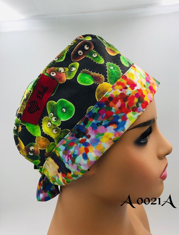 Bacteria and Virus Print Scrub Cap.regular Size. - Etsy