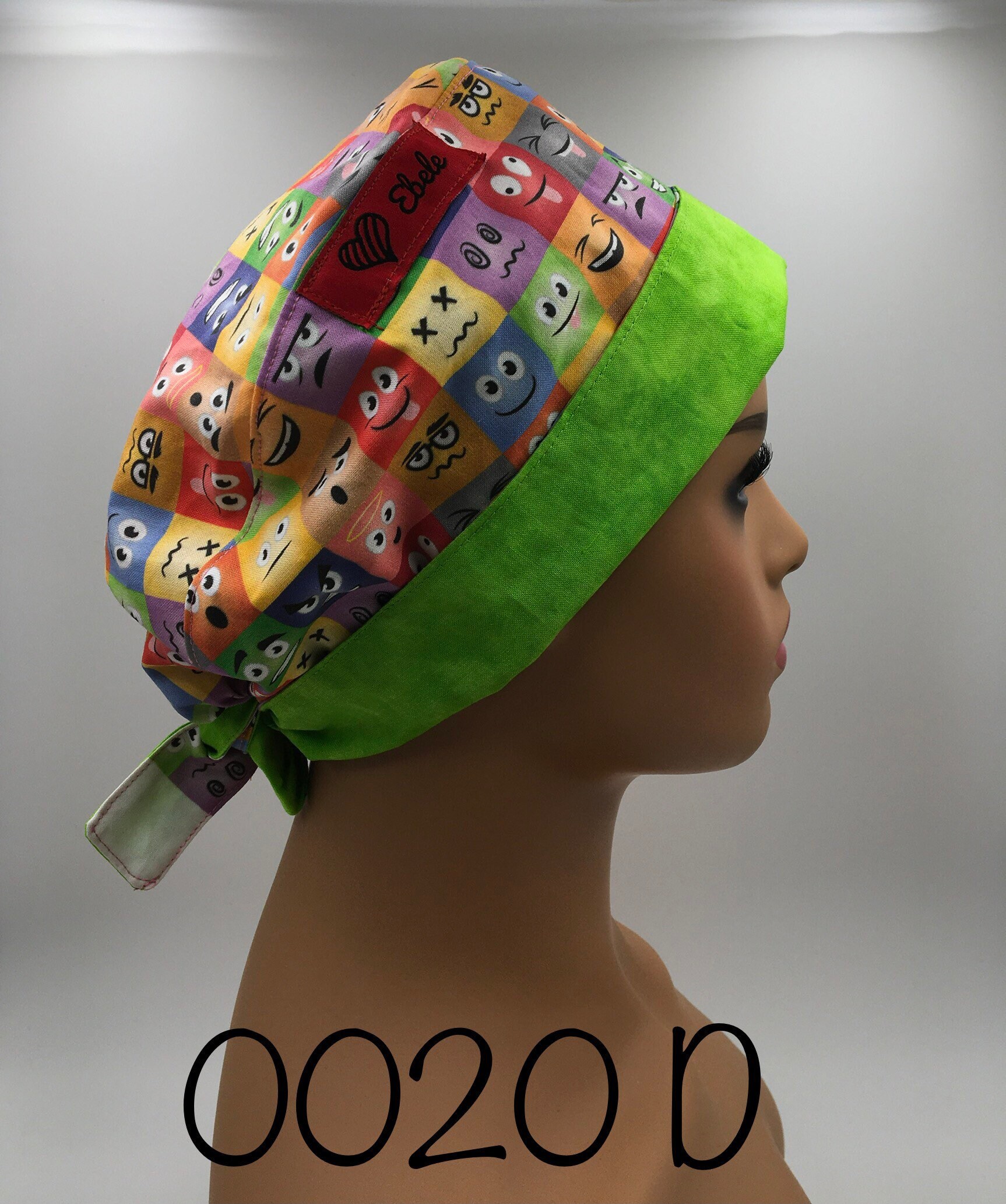 Snazzy Let’s Make Faces. Faces Emoji Motif Scrub Hats.regular Size. - Etsy