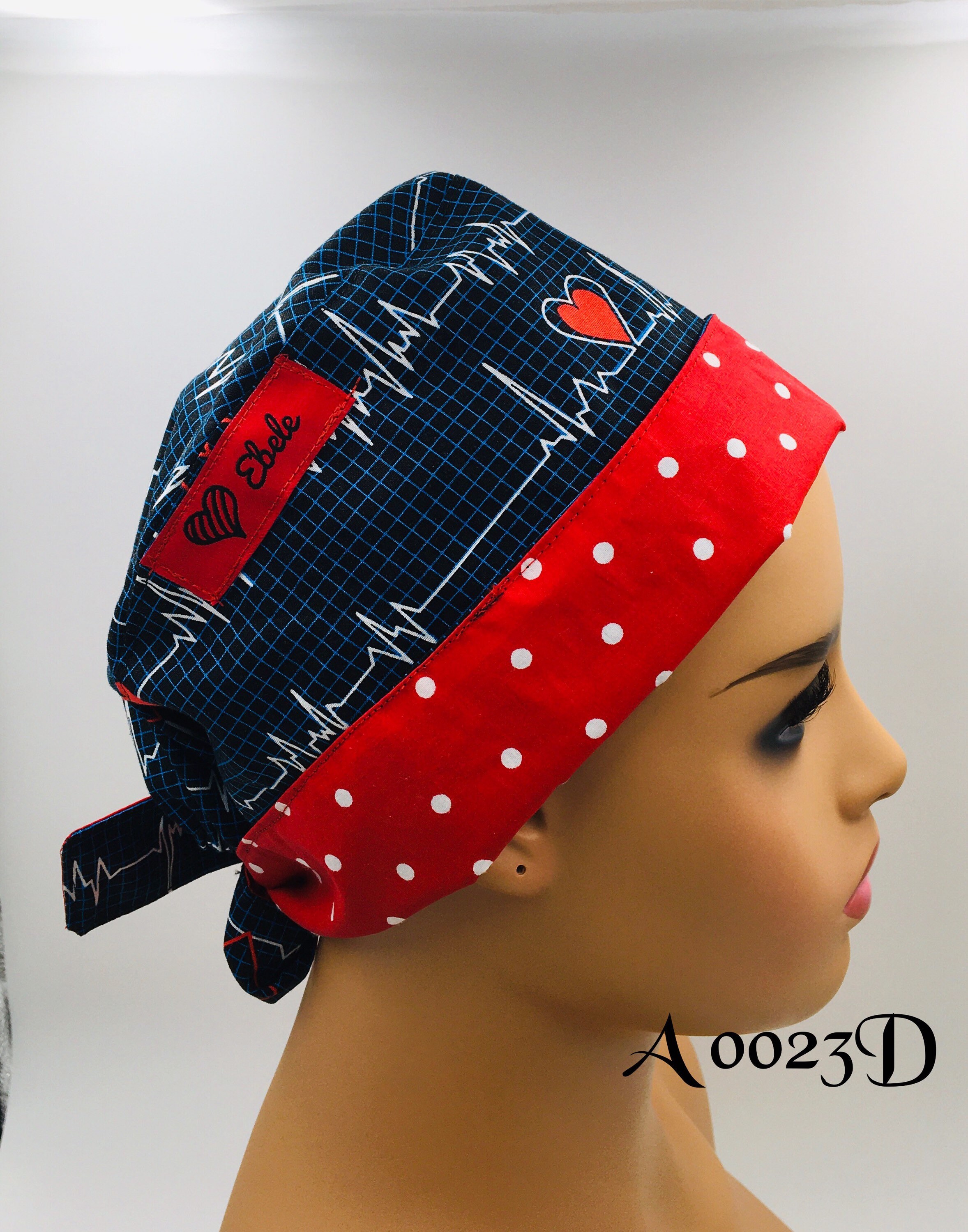 Snazzy EKG Scrub Caps. EKG Interpreted My Way Valentines Caps ...