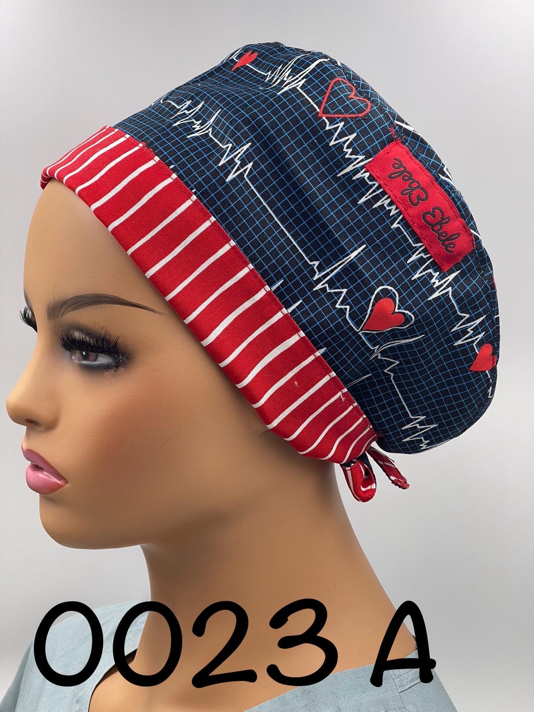 Snazzy EKG Scrub Caps. EKG Interpreted My Way! Valentines Caps ...