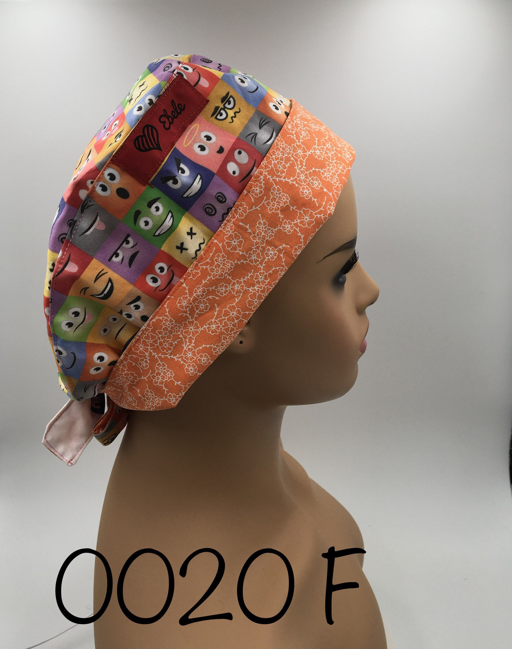 Snazzy Let’s Make Faces. Faces Emoji Motif Scrub Hats.regular Size. - Etsy