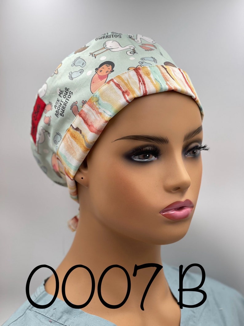 Swaddled Burrito Newborn Baby NICU Scrub Caps.bundle of Joy Snazzy ...