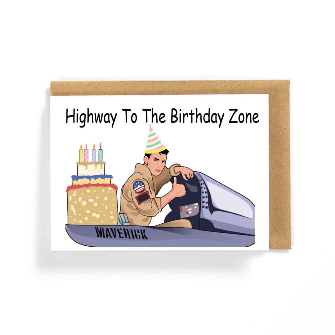 Top Gun Birthday Card Etsy