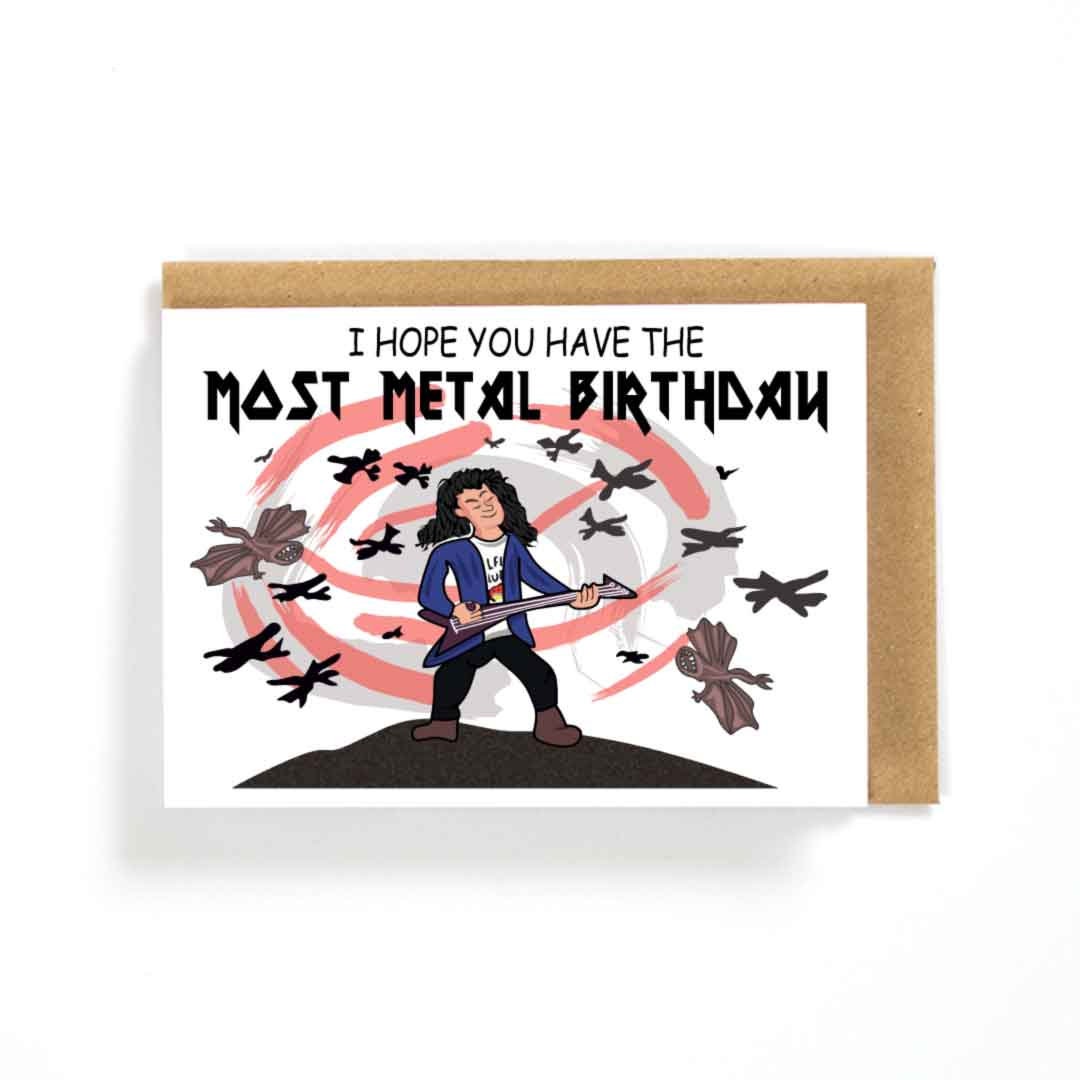 Stranger Things Birthday Card - Etsy