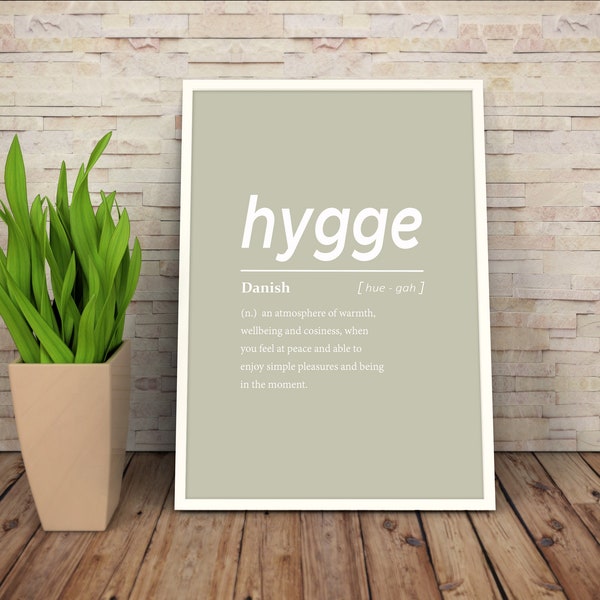 Hygge Print - Etsy UK