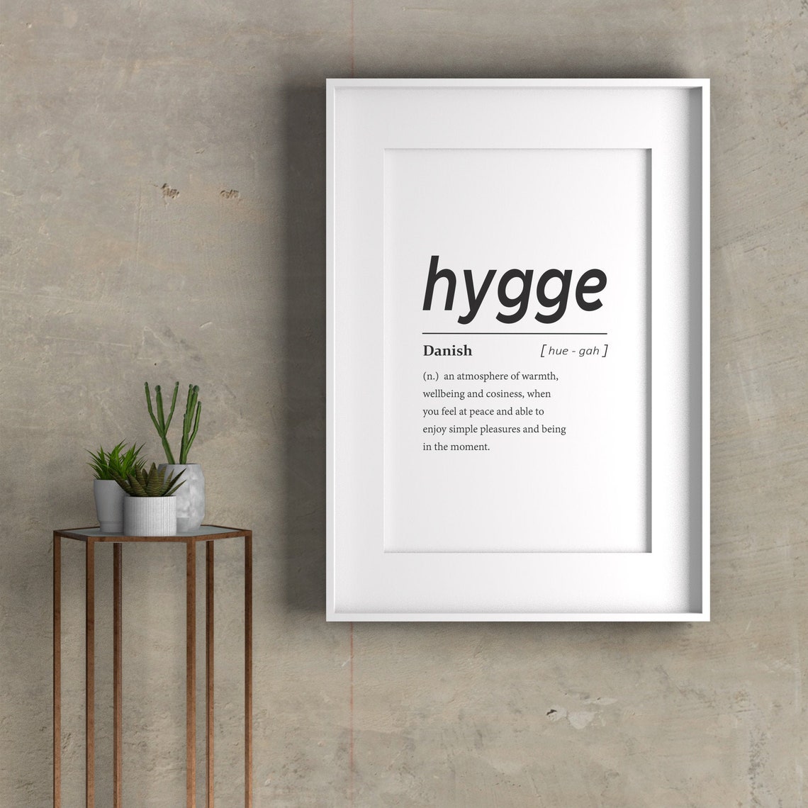 Hygge Print Hygge Nordic Inspiration Minimalist Print Scandinavian ...