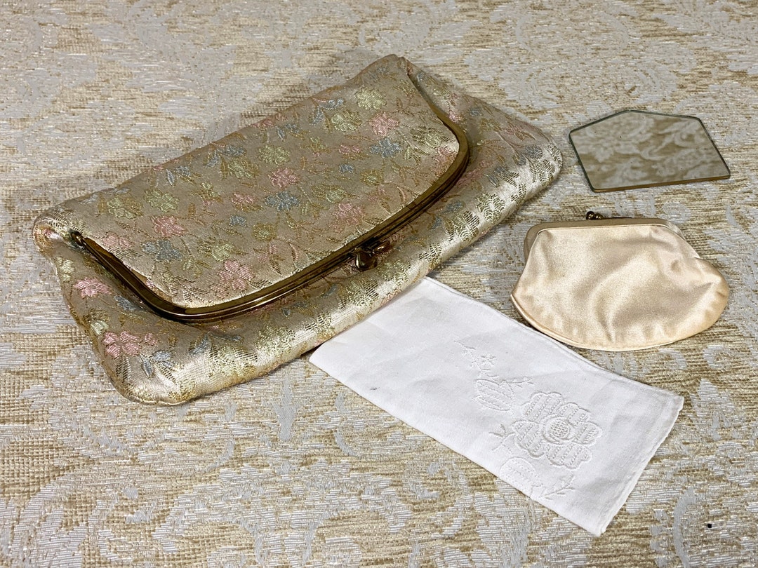 Ingber Clutch Purse With Small Mirror and Change Purse. - Etsy