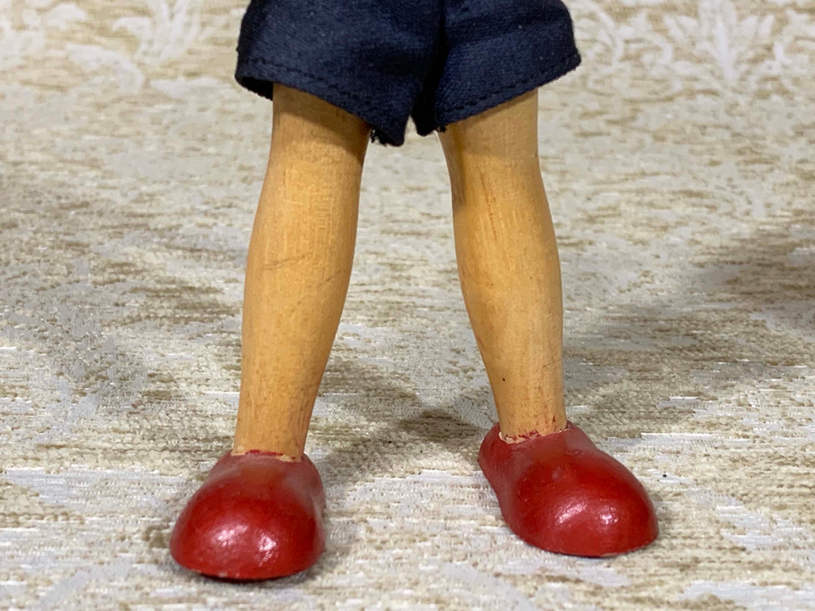 Two 1950s Polish Wooden Peg Dolls, a Boy and a Girl - Etsy