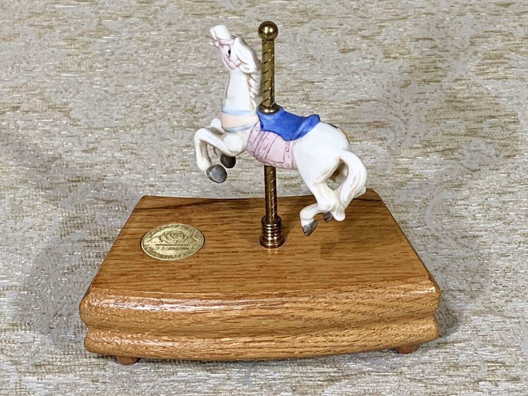 A Carousel Romance Animated Music Box - Etsy