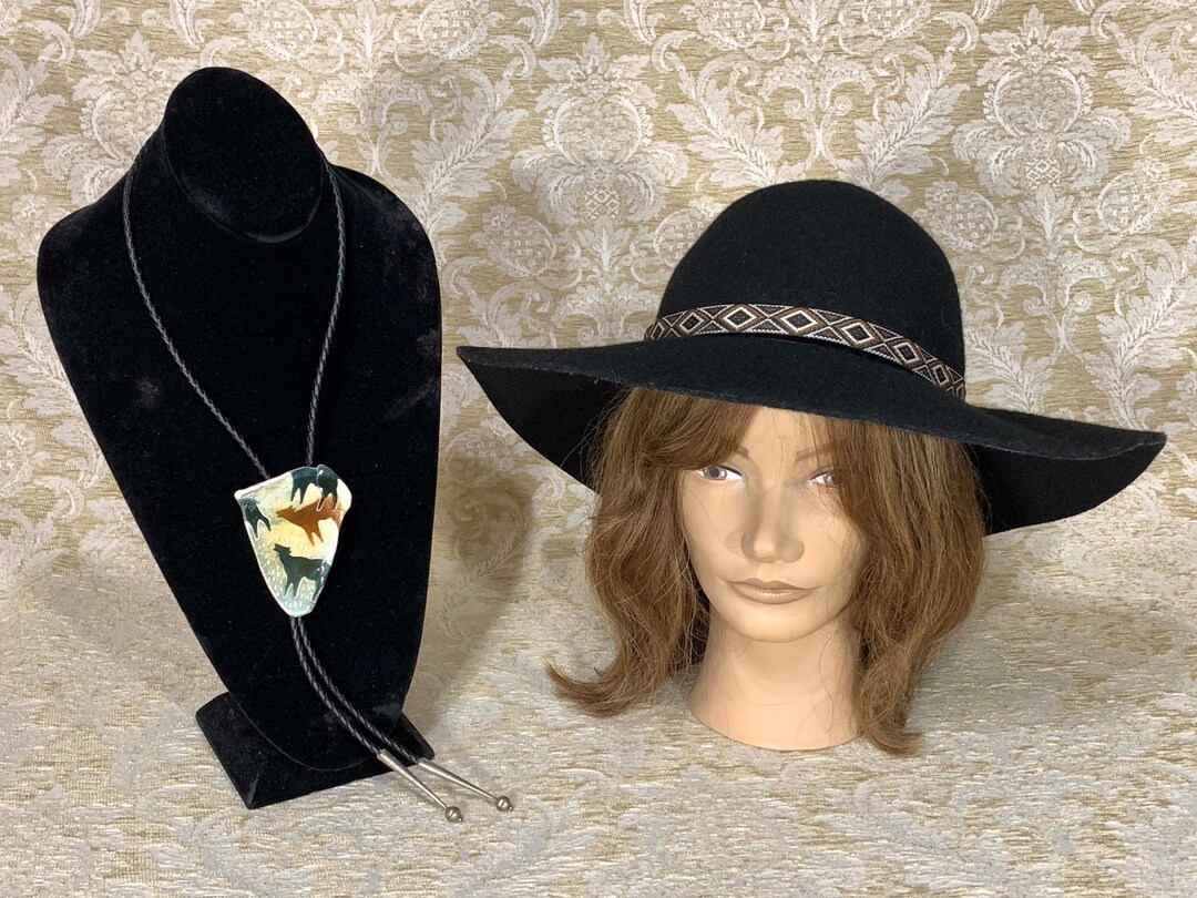 Unisex Boho Hat & Bolo, Right Out of the 1970s! - Etsy
