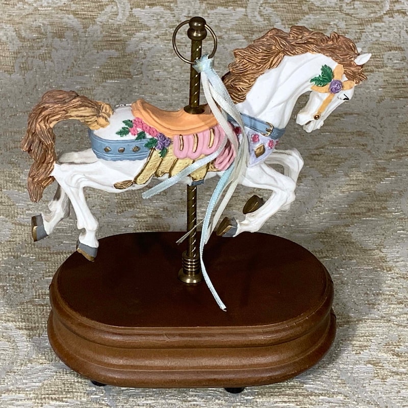Carousel Horse Music Box - Etsy