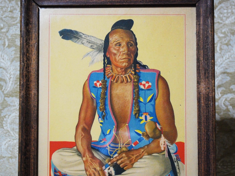 Vintage clears Up 1940s Original Framed Lithograph by Winhold Reiss - Etsy