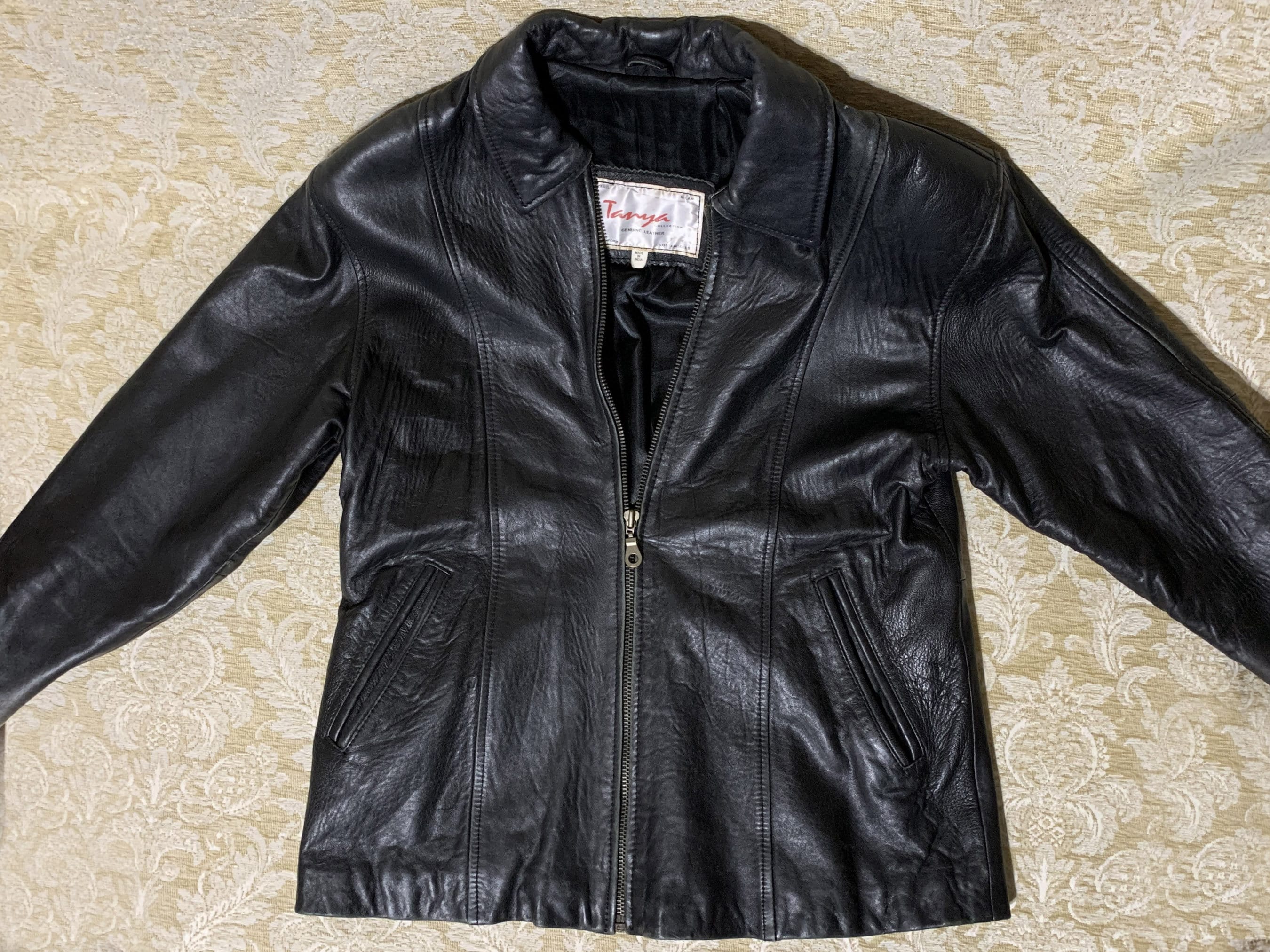 1980s Genuine Leather Jacket From the Tanya Collection - Etsy