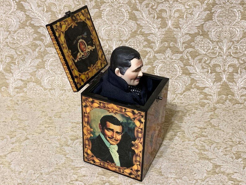 Formerly Musical and Animated Rhett Butler-jack-in-the-box - Etsy