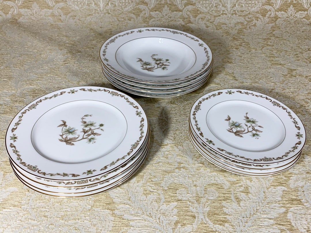 Vintage Sango China of Japan Pagoda Pattern #3722 With Gold Rim Place ...